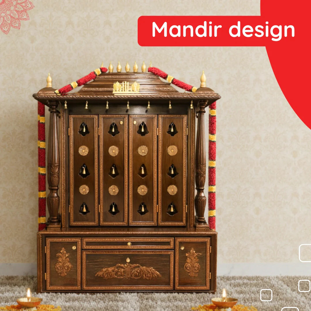 Beautiful Mandir Design for Home - 150+ designs – DZYN Furnitures