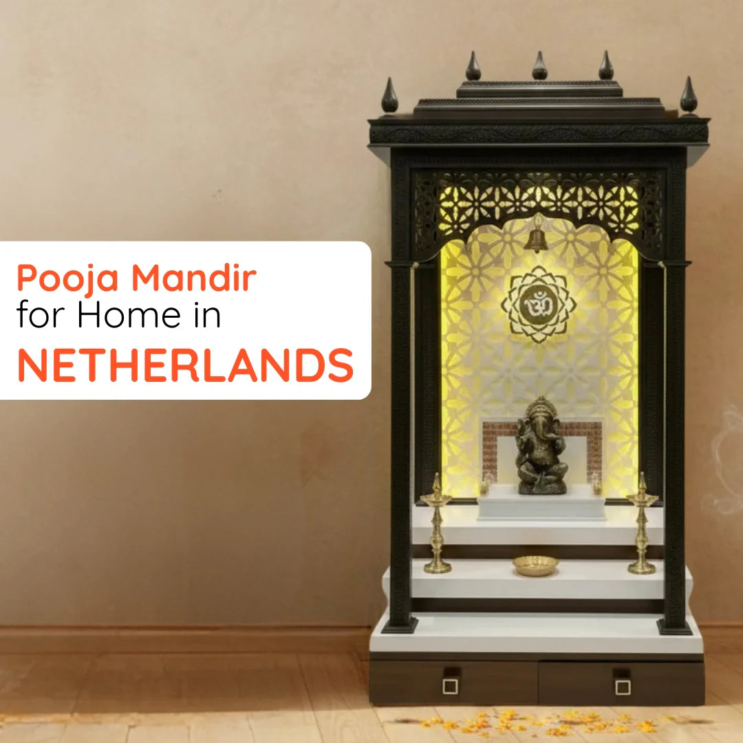 Buy Pooja Mandir in Netherlands Online – DZYN Furnitures