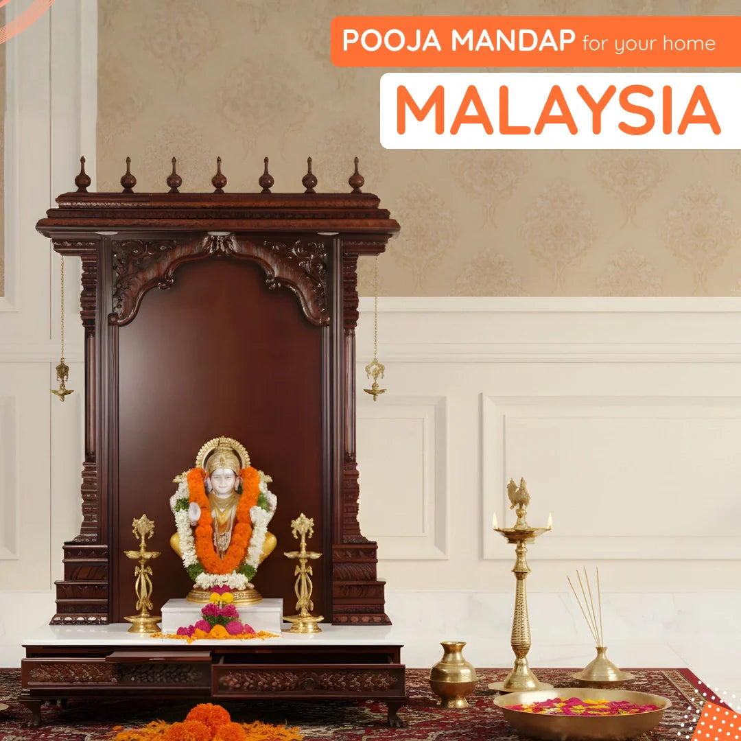 Buy Pooja Mandap in Malaysia Online – DZYN Furnitures