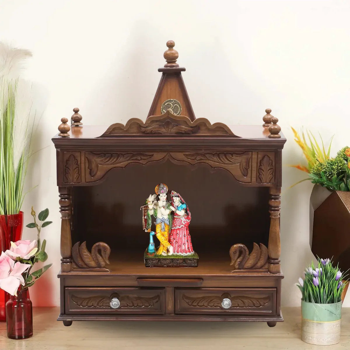 Buy Wall Hanging Pooja Mandir For Home